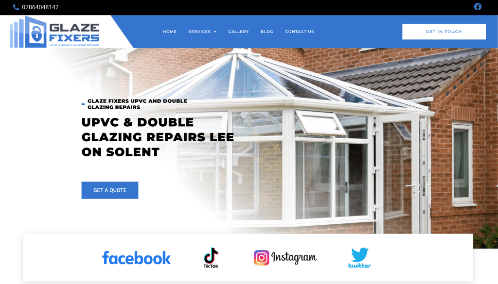 Glaze Fixers - Web Design & SEO Case Study - Outrank